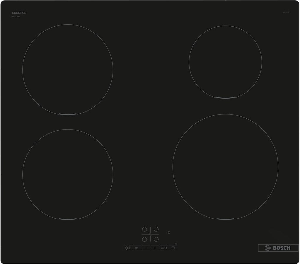 Bosch Series 4 PUE611BB5B, Induction hob – London Appliances